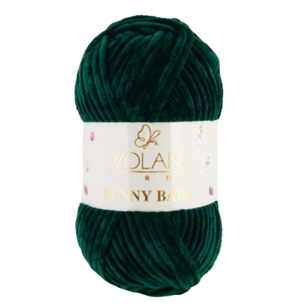 Pliš vunica WOLANS BUNNY BABY 70 (TEAL)